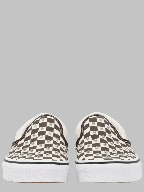 VANS Classic Slip-on Sneakers With Studded Checkerboard Pattern
