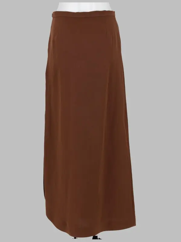 Max Mara Viscose And Linen Canvas Skirt