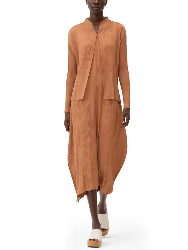 Issey Miyake Pleated Cardigan