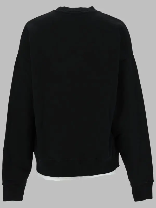 AMISH SUPPLIES Logo Sweatshirt Made In Italy