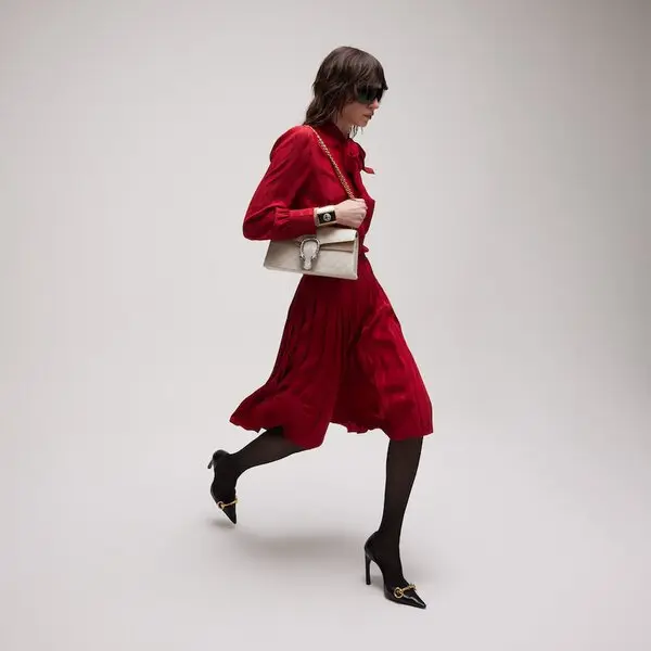 Gucci Boulevard Leather Horsebit Pumps