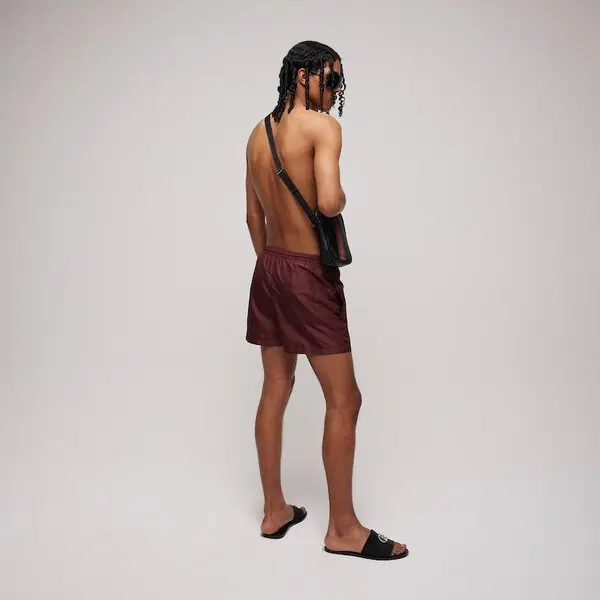 Gucci Printed Polyester Poplin Swim Shorts