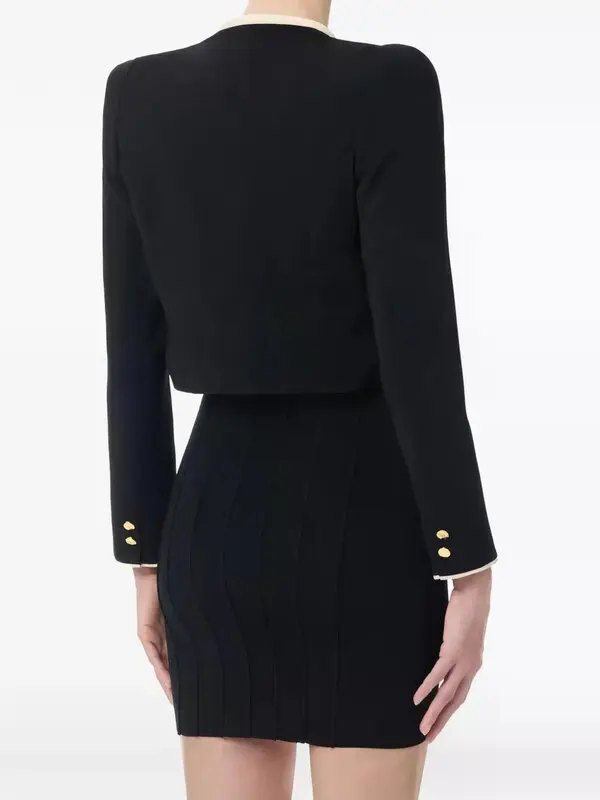 Elisabetta Franchi 3d Piping-detail Jacket