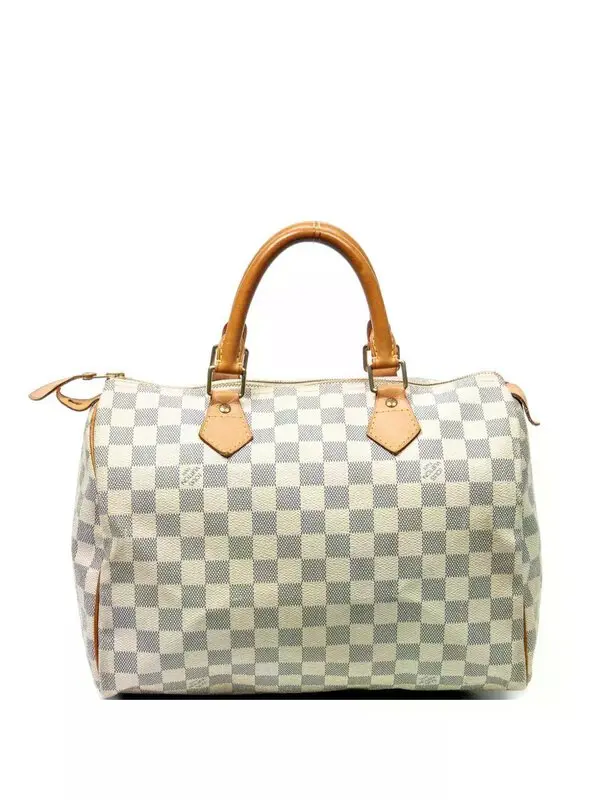 LOUIS VUITTON Damier Azur Speedy 30 Handbag - Neutrals