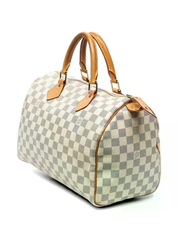 LOUIS VUITTON Damier Azur Speedy 30 Handbag - Neutrals