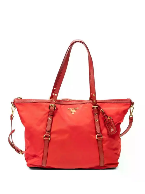 Prada Buckled Tote Bag