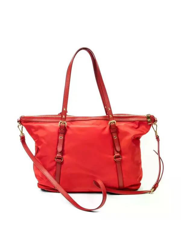 Prada Buckled Tote Bag