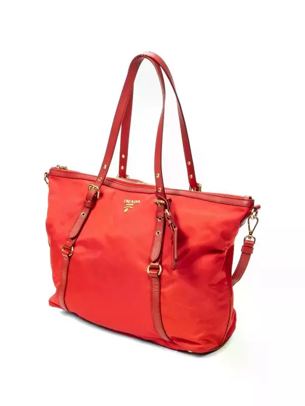Prada Buckled Tote Bag