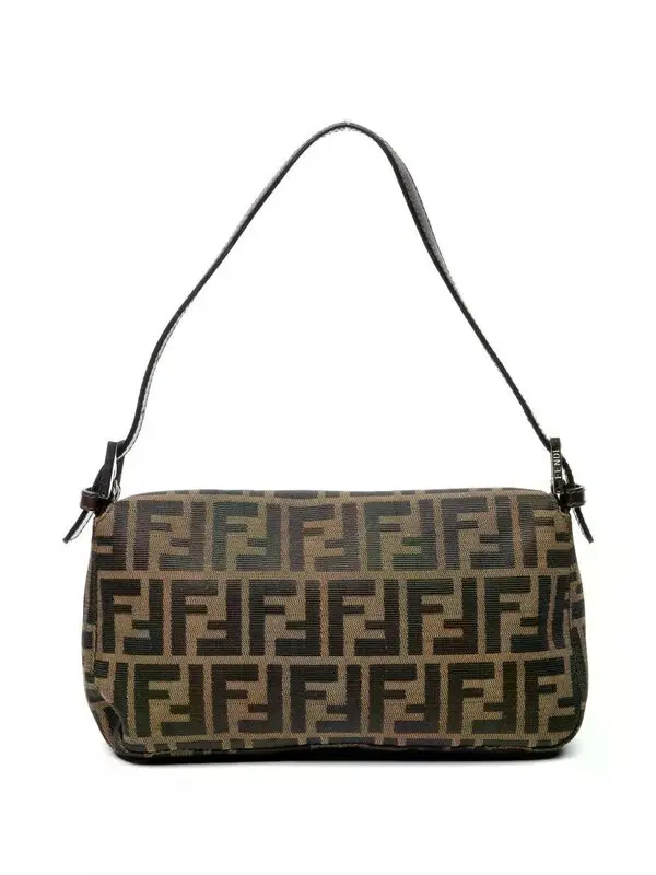 Fendi Zucca Baguette Shoulder Bag - Brown