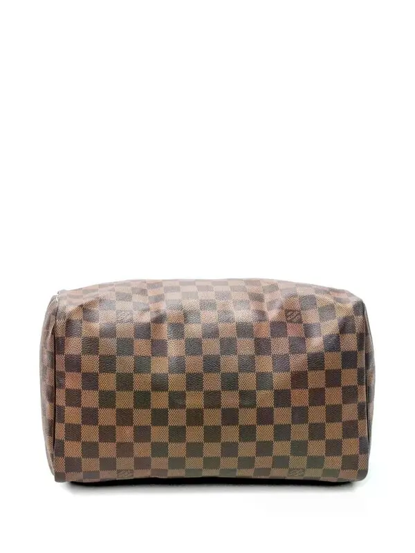 LOUIS VUITTON Speedy 30 Damier Ebène Handbag - Brown