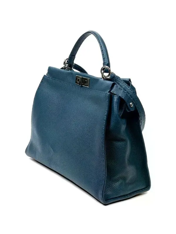 Fendi Peekaboo Top-handle Tote Bag - Blue