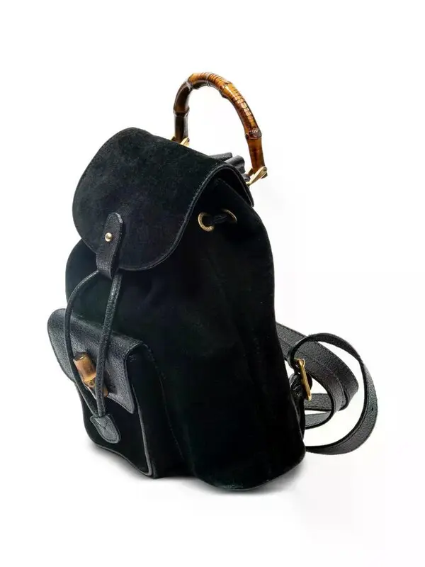 Gucci Mini Bamboo Backpack - Black