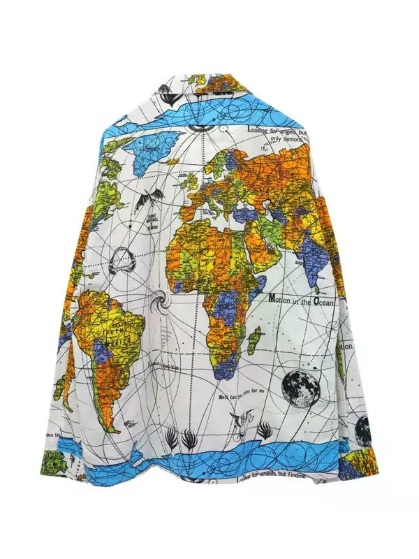 SAINT MXXXXXX World-map Print Shirt