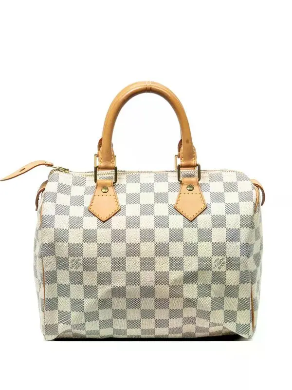 LOUIS VUITTON Damier Azur Speedy Handbag