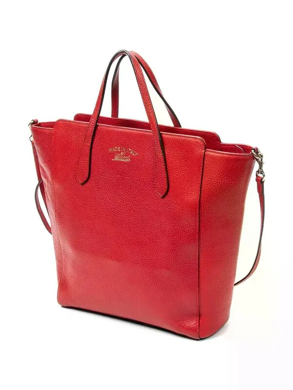 Gucci Medium Swing Tote Bag - Red