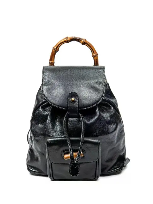 Gucci Mini Bamboo Handle Backpack