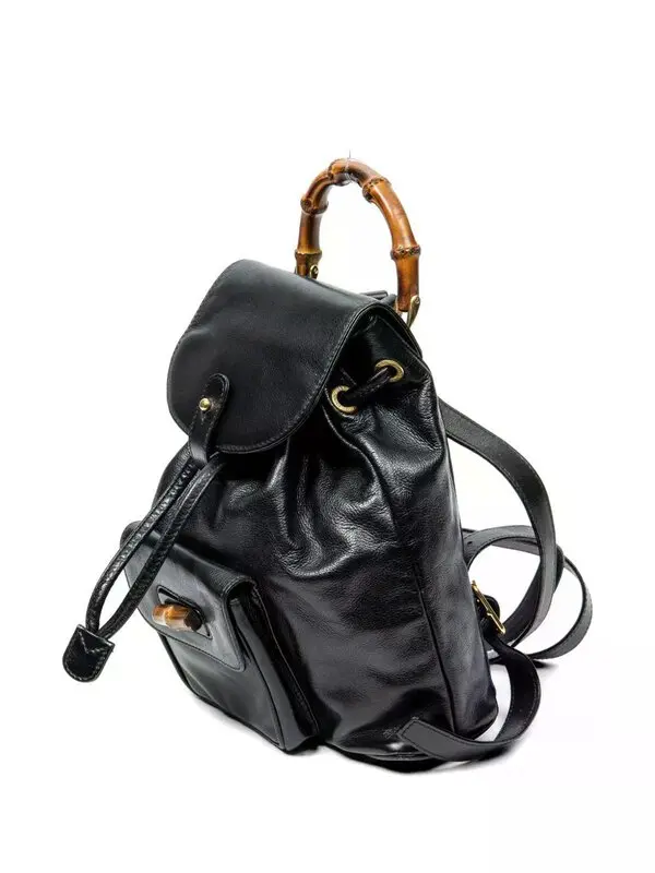 Gucci Mini Bamboo Handle Backpack