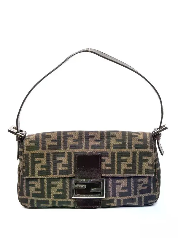 Fendi Baguette Shoulder Bag - Green
