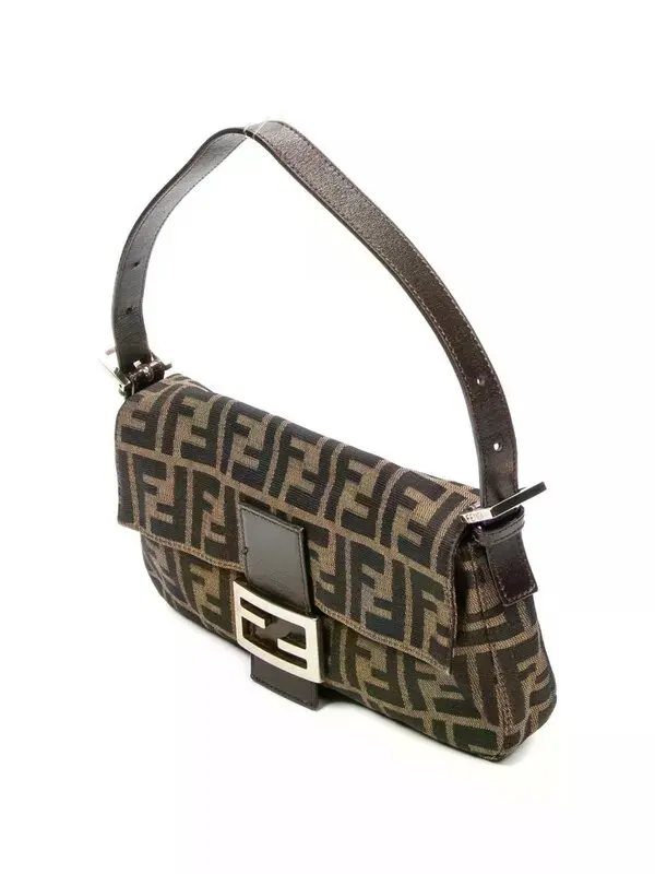 Fendi Baguette Shoulder Bag - Green