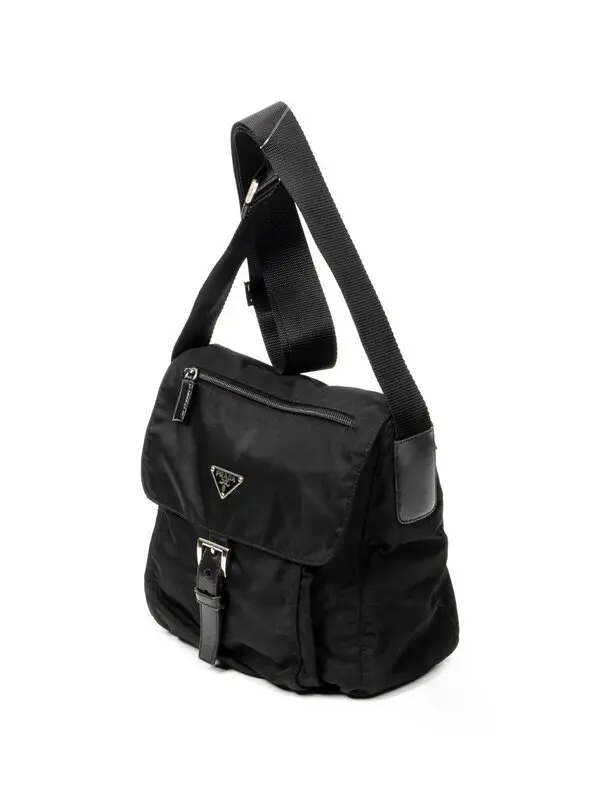 Prada Buckle Messenger Bag