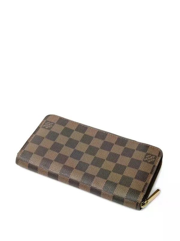 LOUIS VUITTON 2009 Zippy Patterned Wallet - Brown
