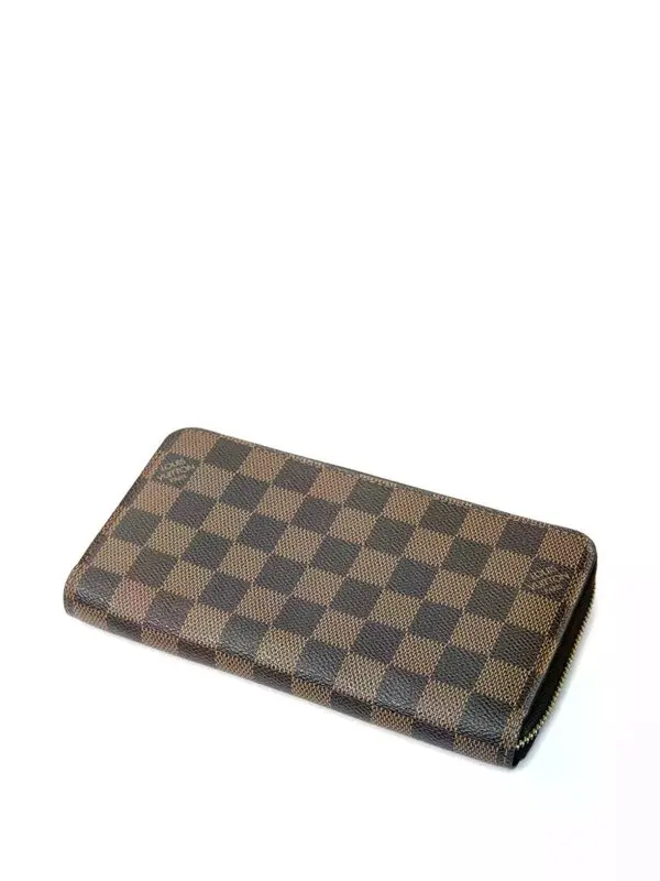 LOUIS VUITTON 2009 Zippy Patterned Wallet - Brown