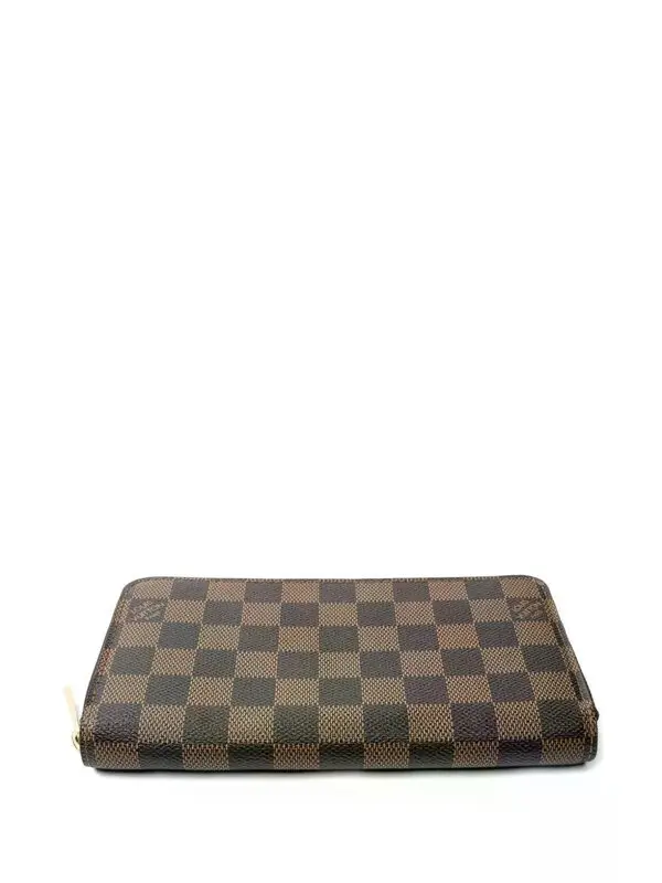 LOUIS VUITTON 2009 Zippy Patterned Wallet - Brown