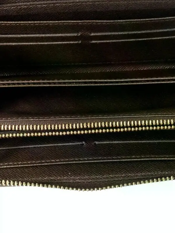 LOUIS VUITTON 2009 Zippy Patterned Wallet - Brown