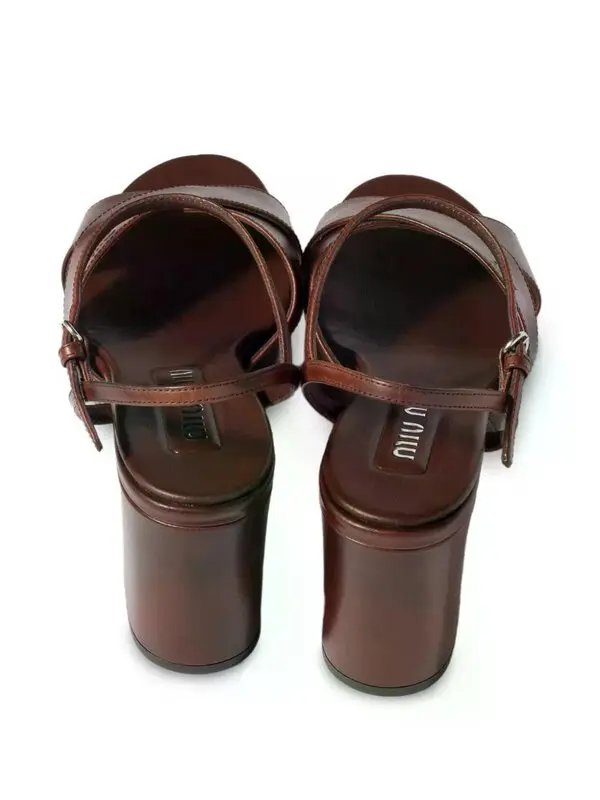 Miu Miu Crossover-strap Platform Sandals