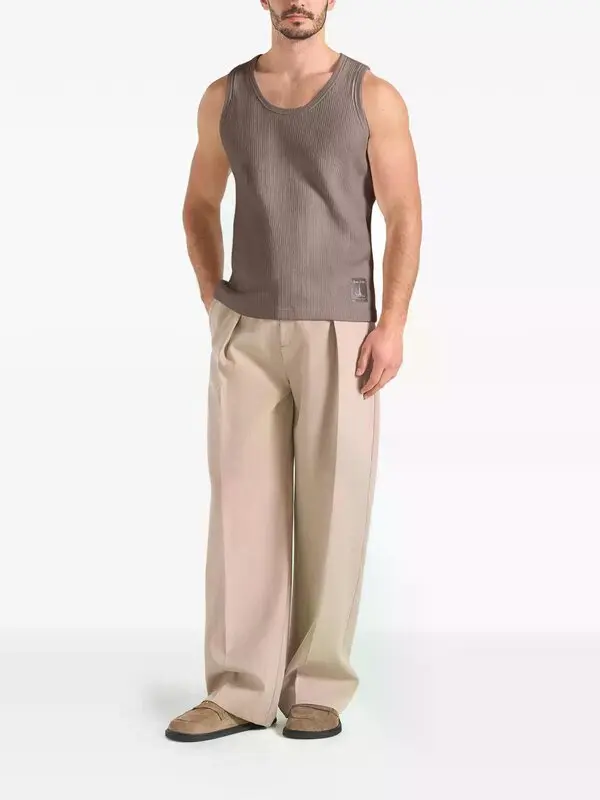 Manière De Voir Ribbed Cotton Vest