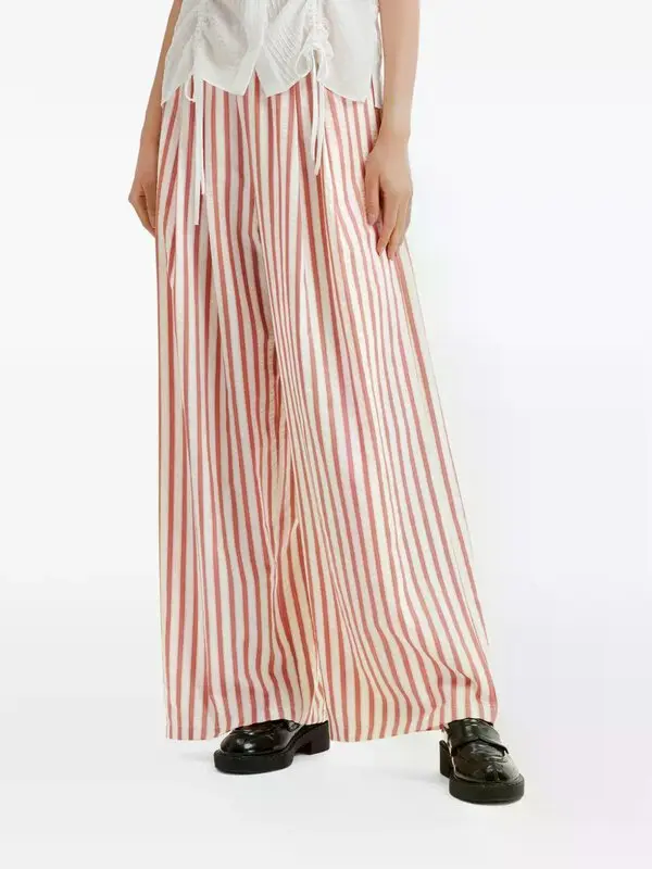 B+AB Striped Wide-leg Trousers