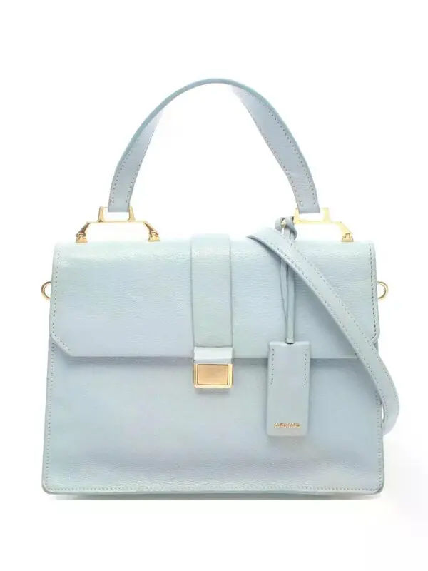 Miu Miu Madras Tote Bag - Blue