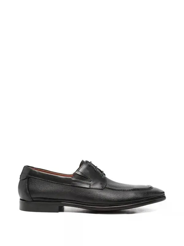 SERGIO MORETTI FIRENZE Pebbled Leather Lace-up Oxfords