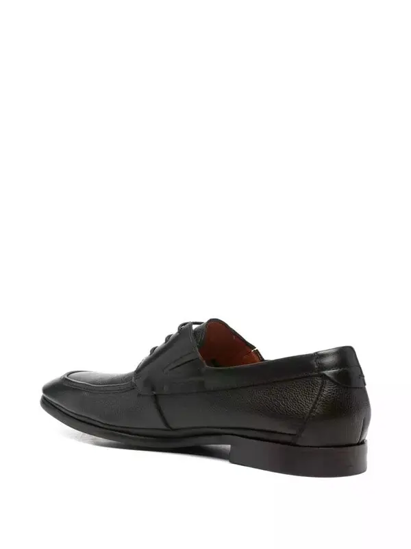 SERGIO MORETTI FIRENZE Pebbled Leather Lace-up Oxfords