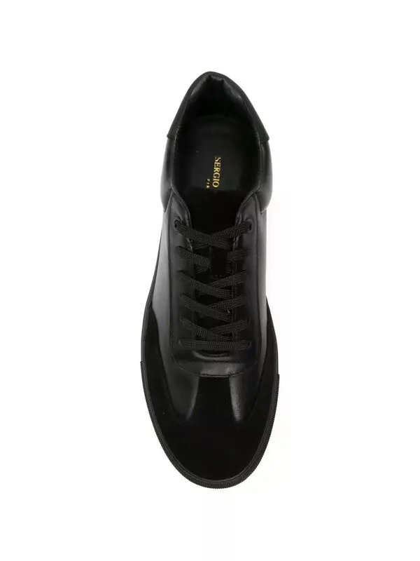 SERGIO MORETTI FIRENZE Panelled Leather Sneakers