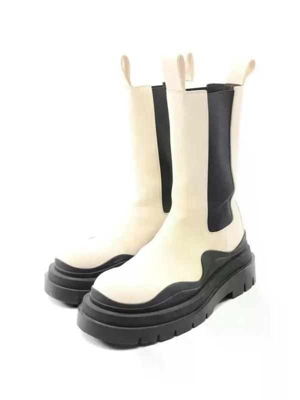 Bottega Veneta 2000s Tire Chelsea Boots