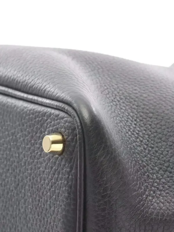 Hermès Picotin Lock Clemence Leather Tote Bag - Black