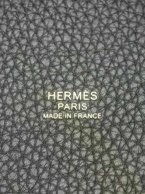 Hermès Picotin Lock Clemence Leather Tote Bag - Black