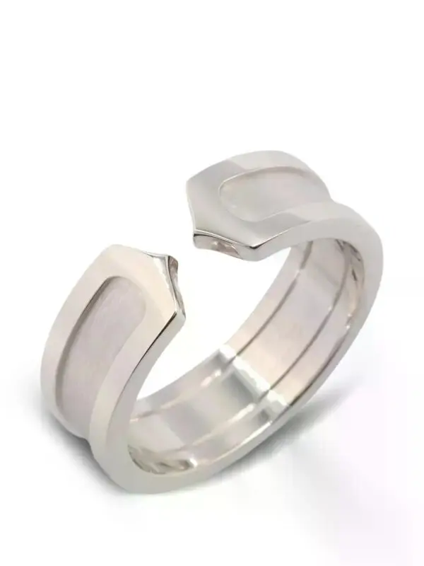 Cartier 18k White Gold Open-top Ring - Silver