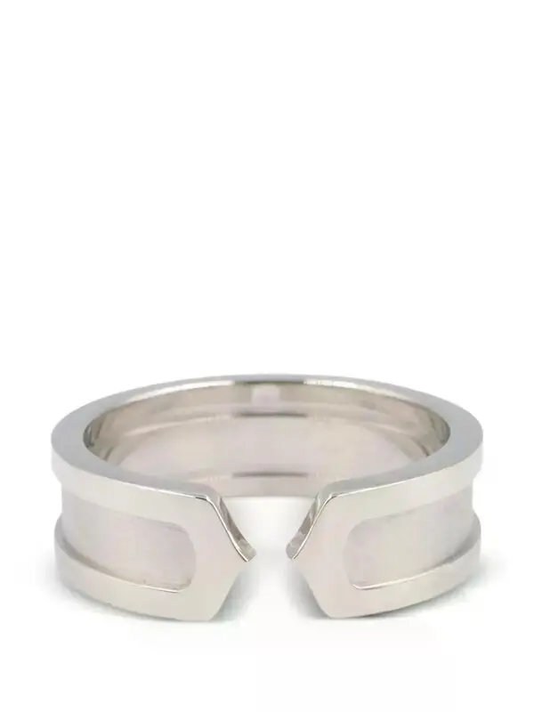 Cartier 18k White Gold Open-top Ring - Silver