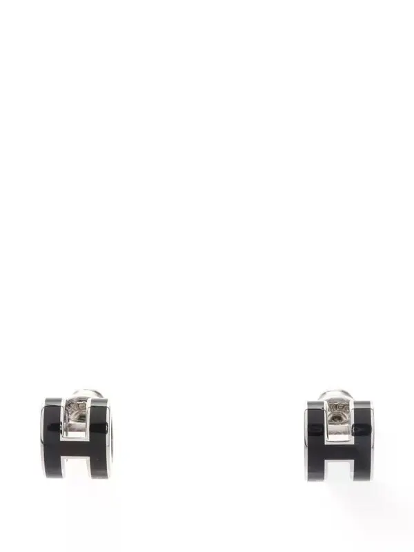 Hermès Pop H Earrings - Silver