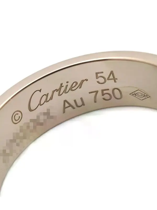 Cartier 18kt White Gold Love Ring