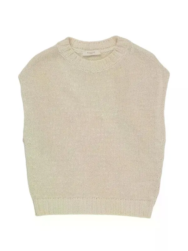 SLOWEAR Zanone Sleeveless Cotton Knit Top