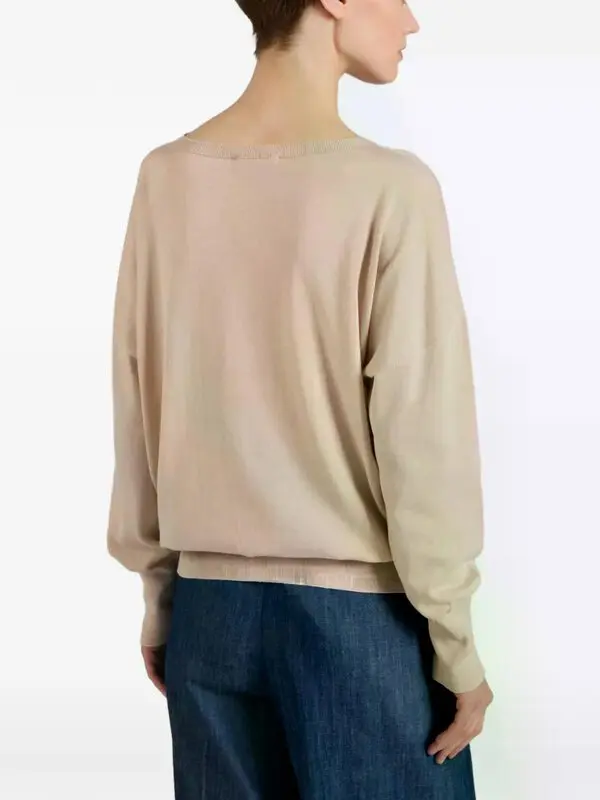 SLOWEAR Zanone Boat-neck Sweater