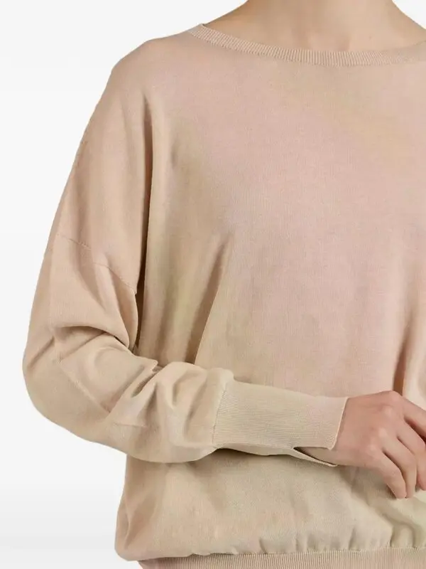 SLOWEAR Zanone Boat-neck Sweater
