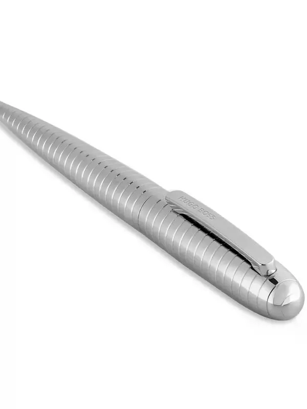 BOSS Ribbed Stainless-steel Pen