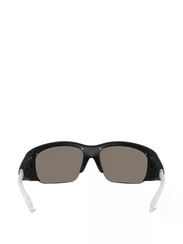 DIESEL® Semi-rimless Wrap-around Sunglasses - Black