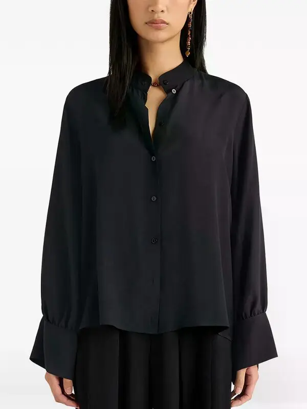 Momoni Gathered Sleeve Shirt