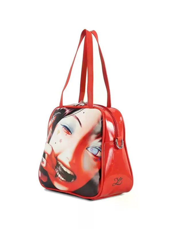 YUMIN HA Graphic Print Doll Bag Shoulder Bag