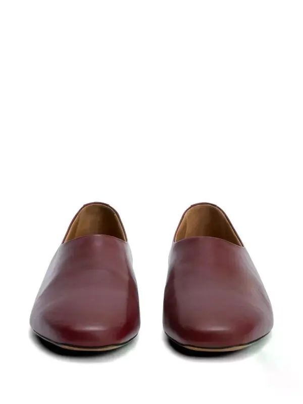 JIL SANDER Leather Ballet Flats